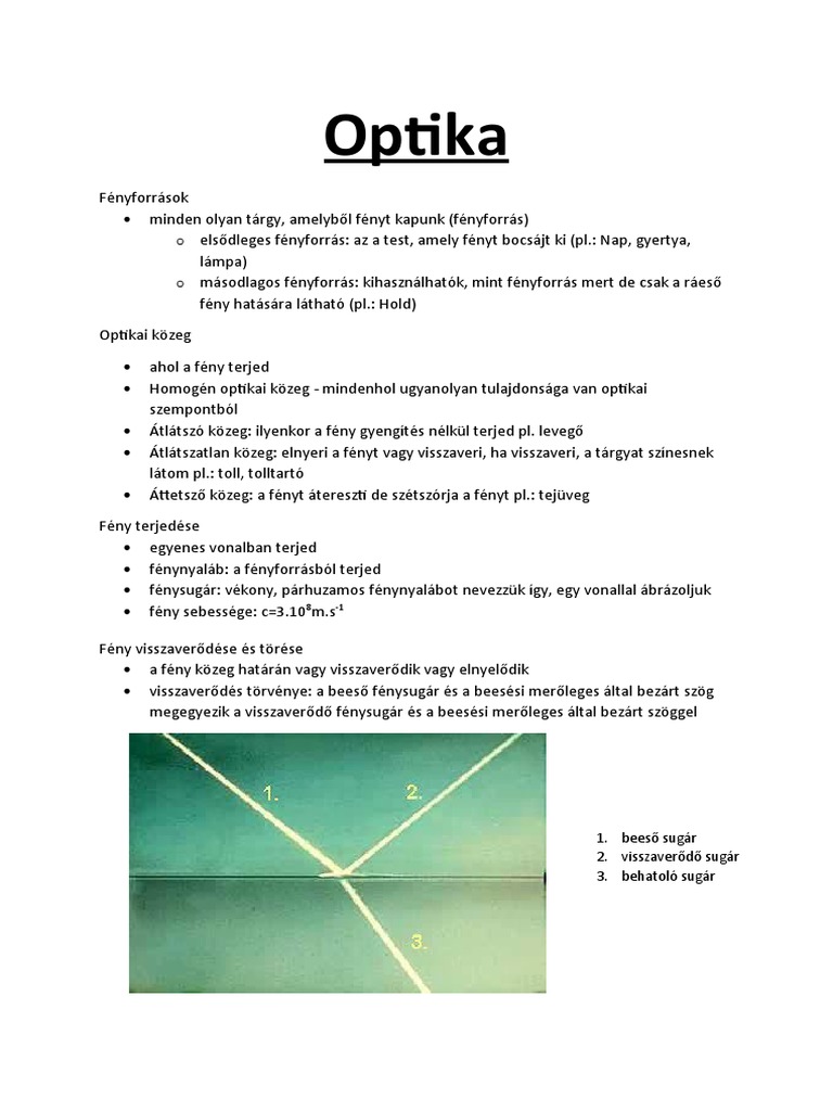 Optika | PDF