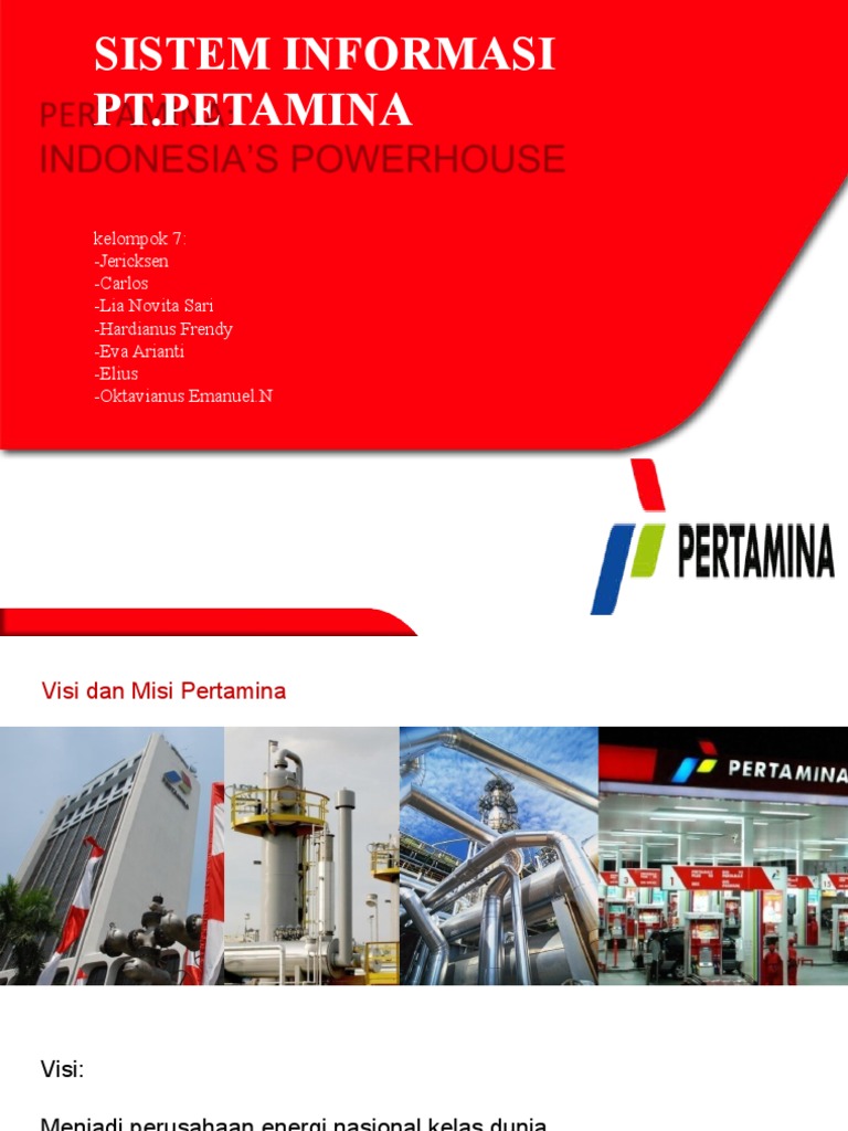 Visi dan Misi PT Pertamina Persero | PDF | Teknologi & Rekayasa