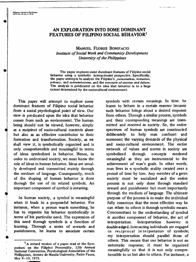 07 - An Exploration Into Some Dominant Features of Filipino Social ...