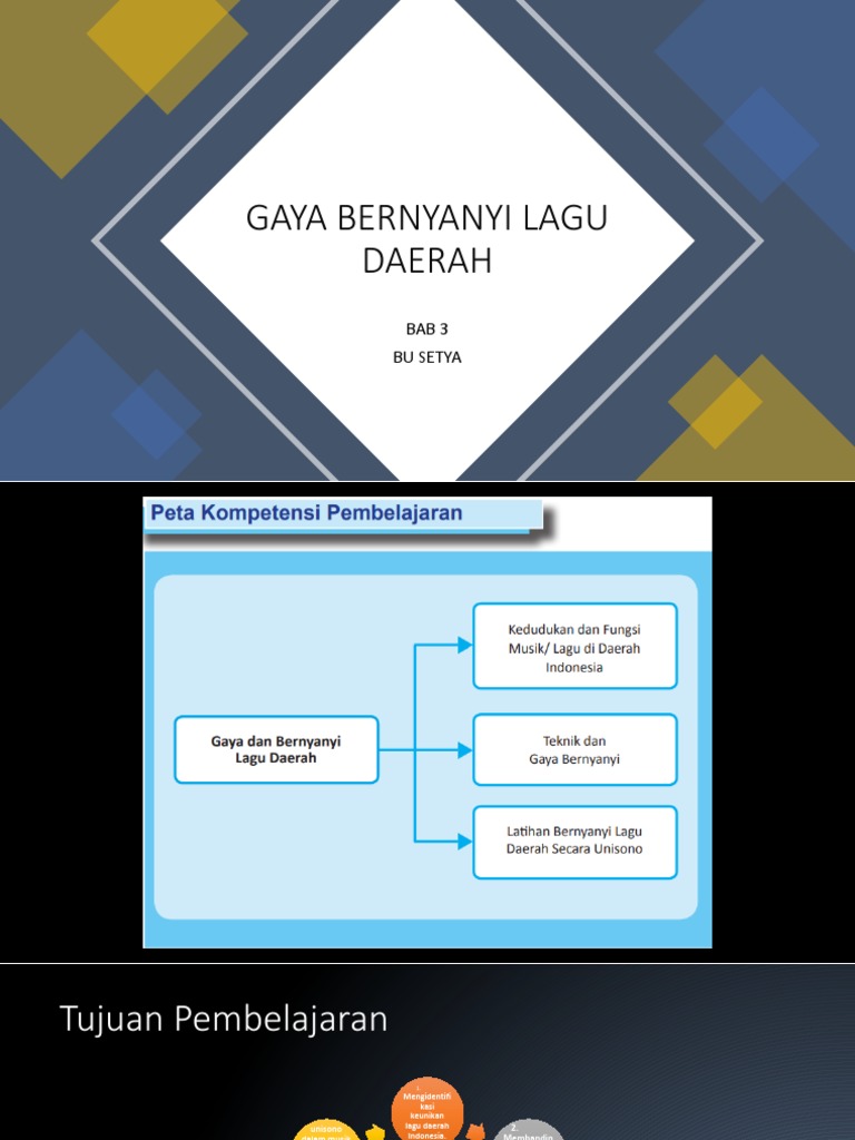 Bab 3 Gaya Bernyanyi Lagu Daerah | PDF
