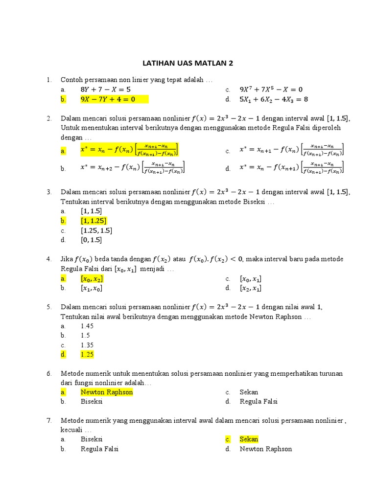 Uas Matlanjut2 2022 | PDF | Metode & Bahan Ajar