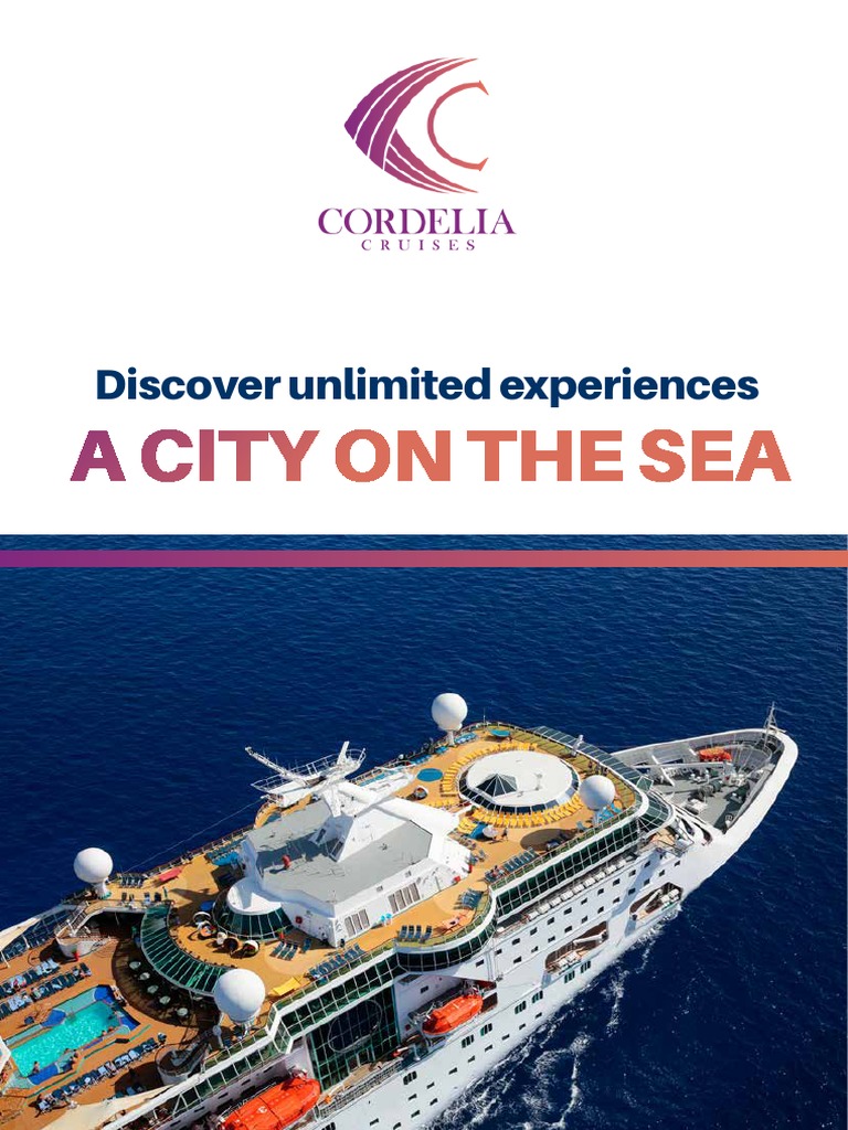 Brochure Cordelia Cruises LT | PDF | Cooking, Food & Wine