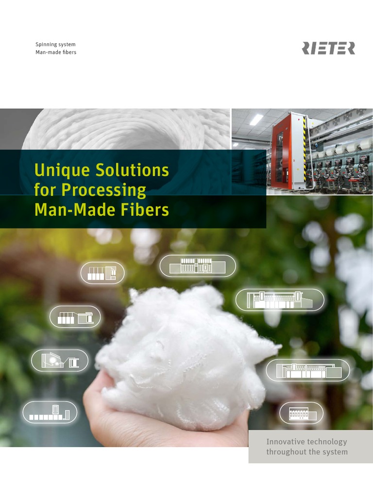 Processing Solutions for Man-Made Fibers | PDF | Spinning (Textiles) | Yarn
