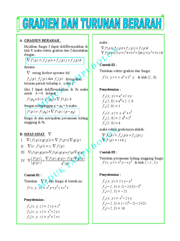 Adien Dan Turunan Berarah | PDF | Metode & Bahan Ajar