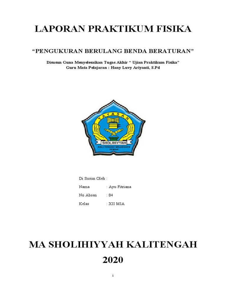 Laporan Uprak Fisika | PDF