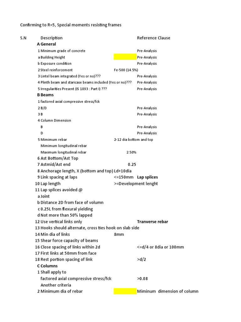 Is 13920-2016 | PDF | Beam (Structure) | Column