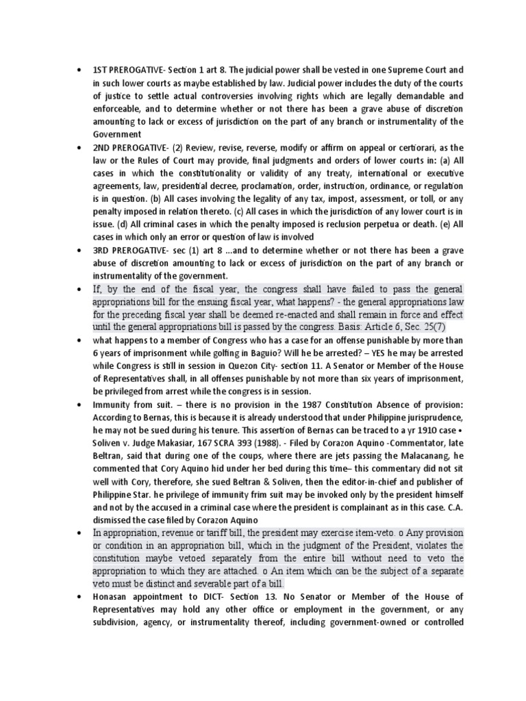 Consti Questions | PDF | Jurisdiction | Decree