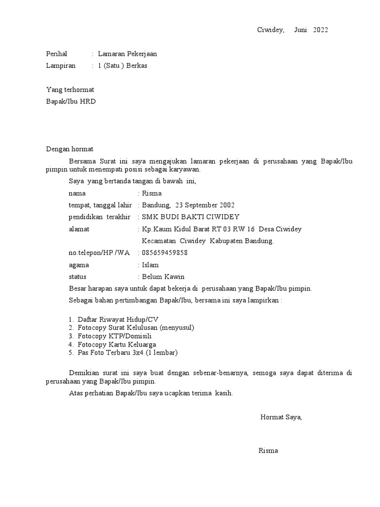 A Lamaran Risma & Annisa Istiqomah | PDF