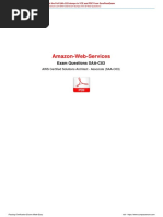 AWS Certified Solutions Architect - Associate SAA-C03 Exam Questions and Answers | PDF | Amazon ...