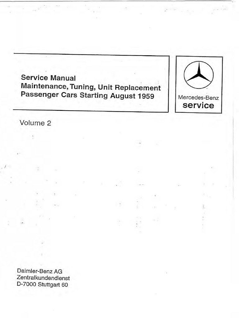 w110 111 Workshop Manual Volume 2 | PDF