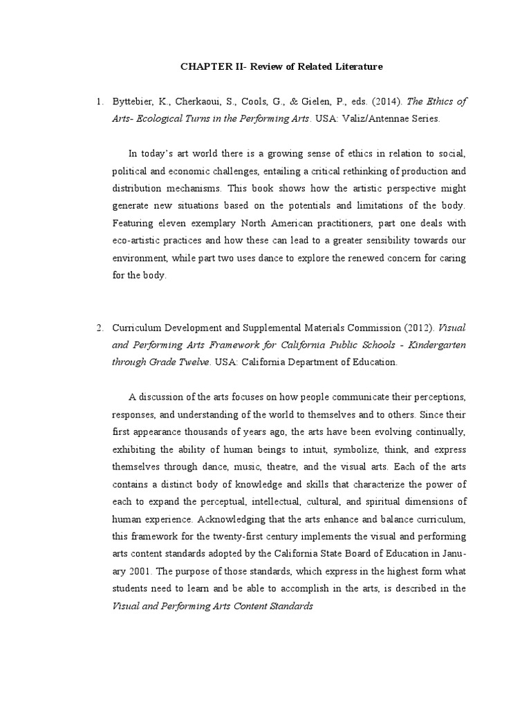 Chapter II RRL | PDF | The Arts | Design