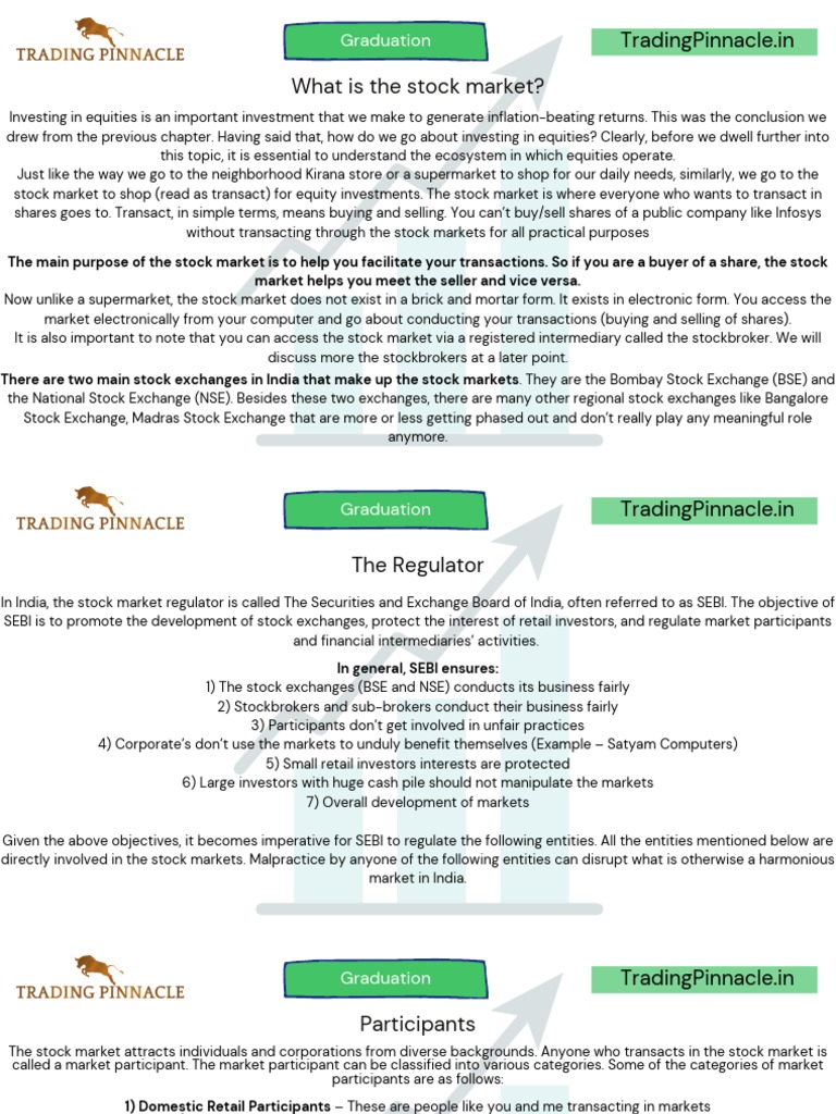 2 - Introduction To Stock Market | PDF | Venture Capital | Corporate ...