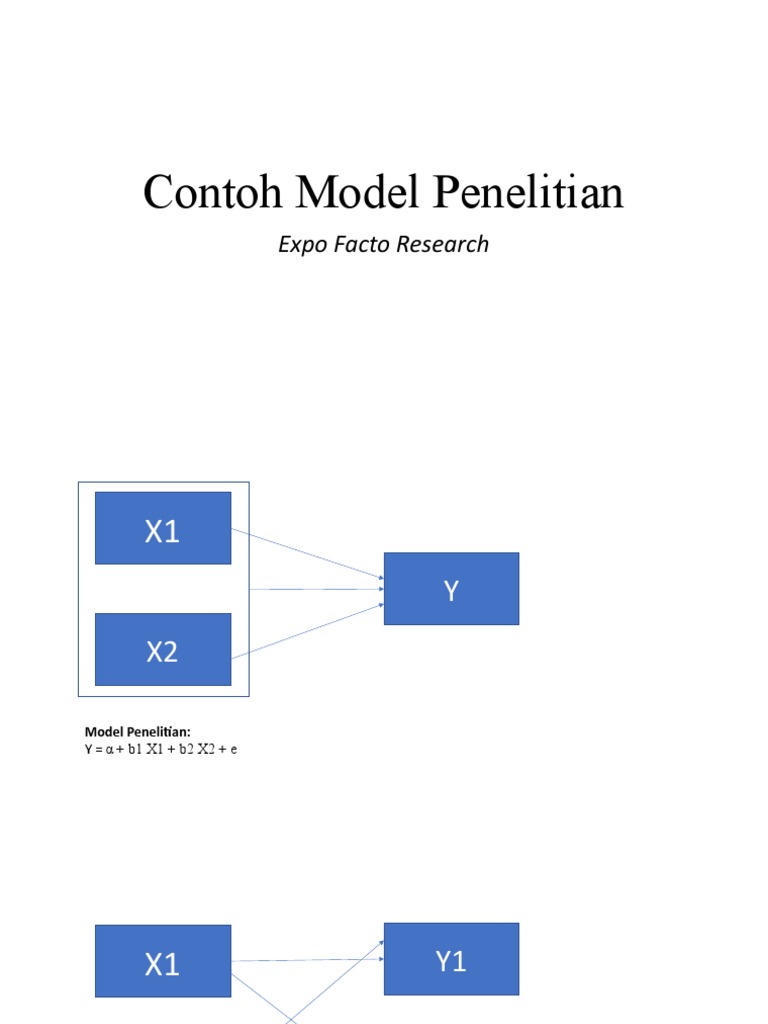 Contoh Model Penelitian | PDF