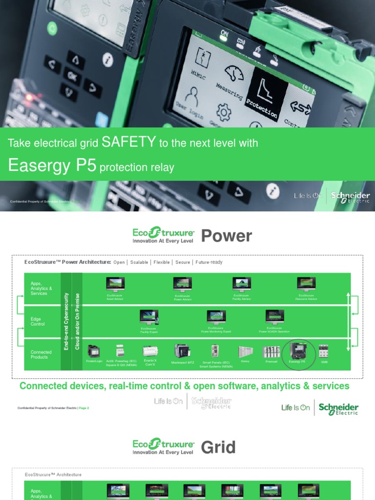 Easergy P5 External Presentation - V14 | PDF | Scada | Computer Network