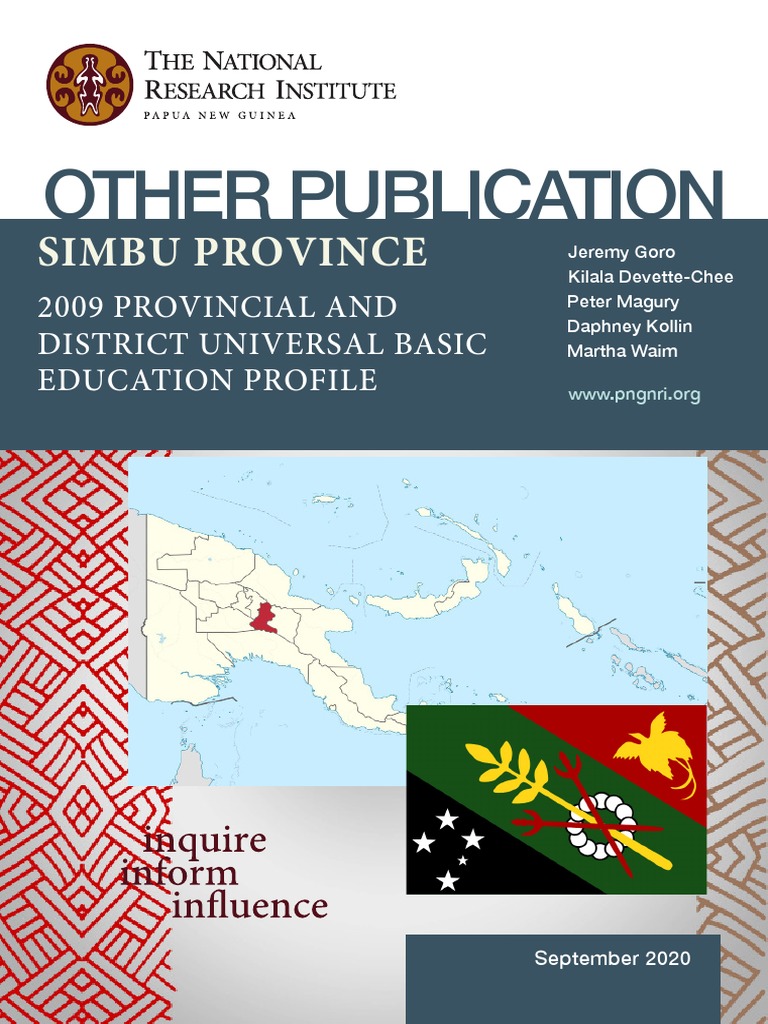 2009 Provincial and District Universal Basic Education Profile Simbu ...