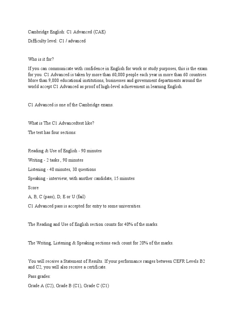 Cambridge English | PDF