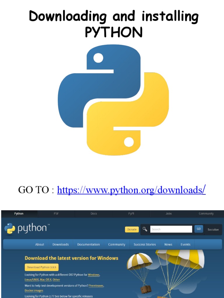 Downloading and Installing Python | Download Free PDF | Python ... Downloading and Installing Python | Download Free PDF | Python ...