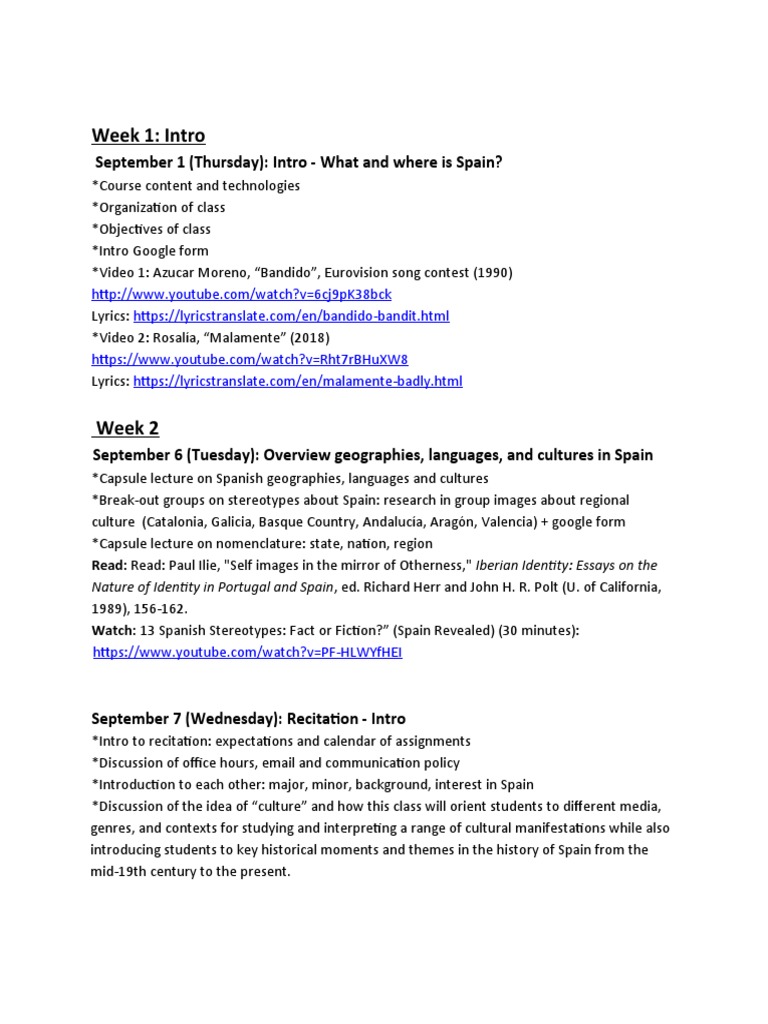 List of Items | PDF | Francoist Spain | Romani People