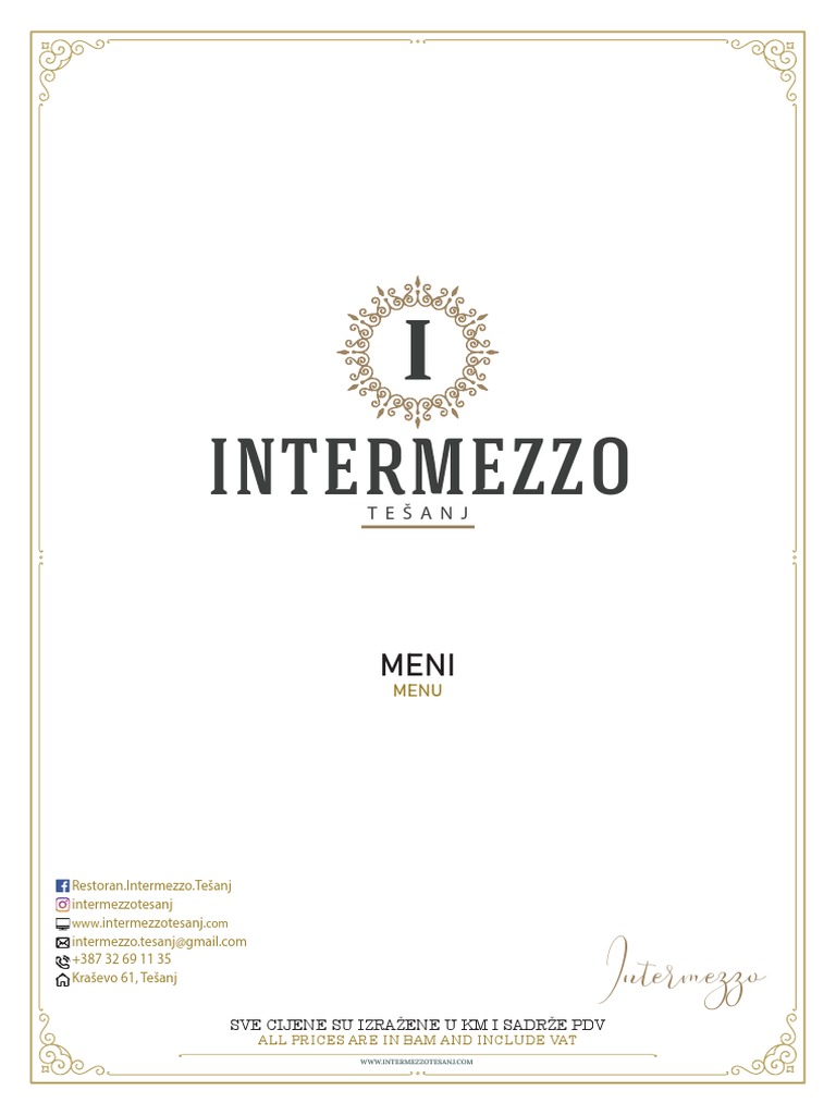 Intermezzo+Meni+15 6 2022 | PDF | Hamburgers | Salad