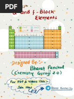 D and F Block Class 12th Notes | PDF