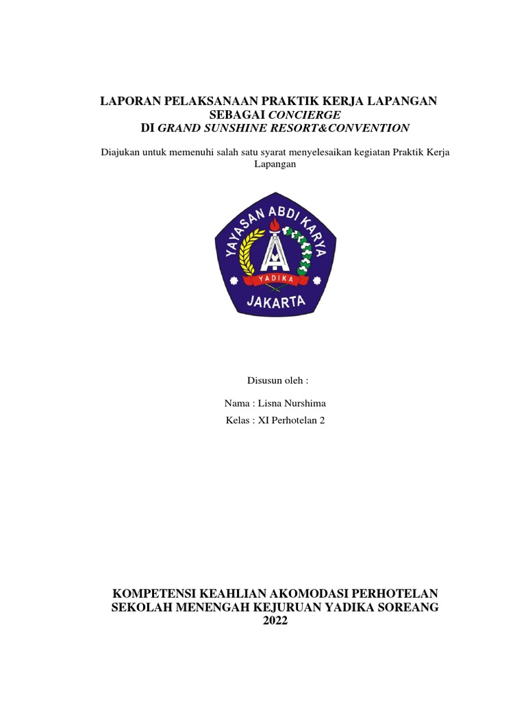 Laporan Lisna | PDF
