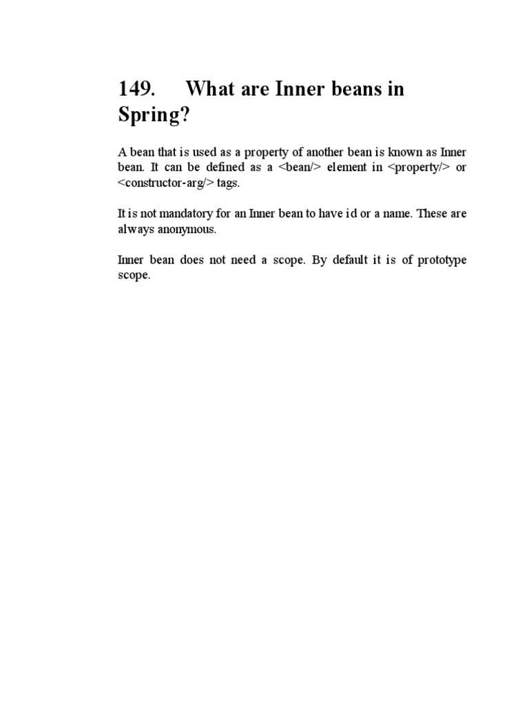 1000 Java Interview Questions-4 | Download Free PDF | Spring Framework | Databases
