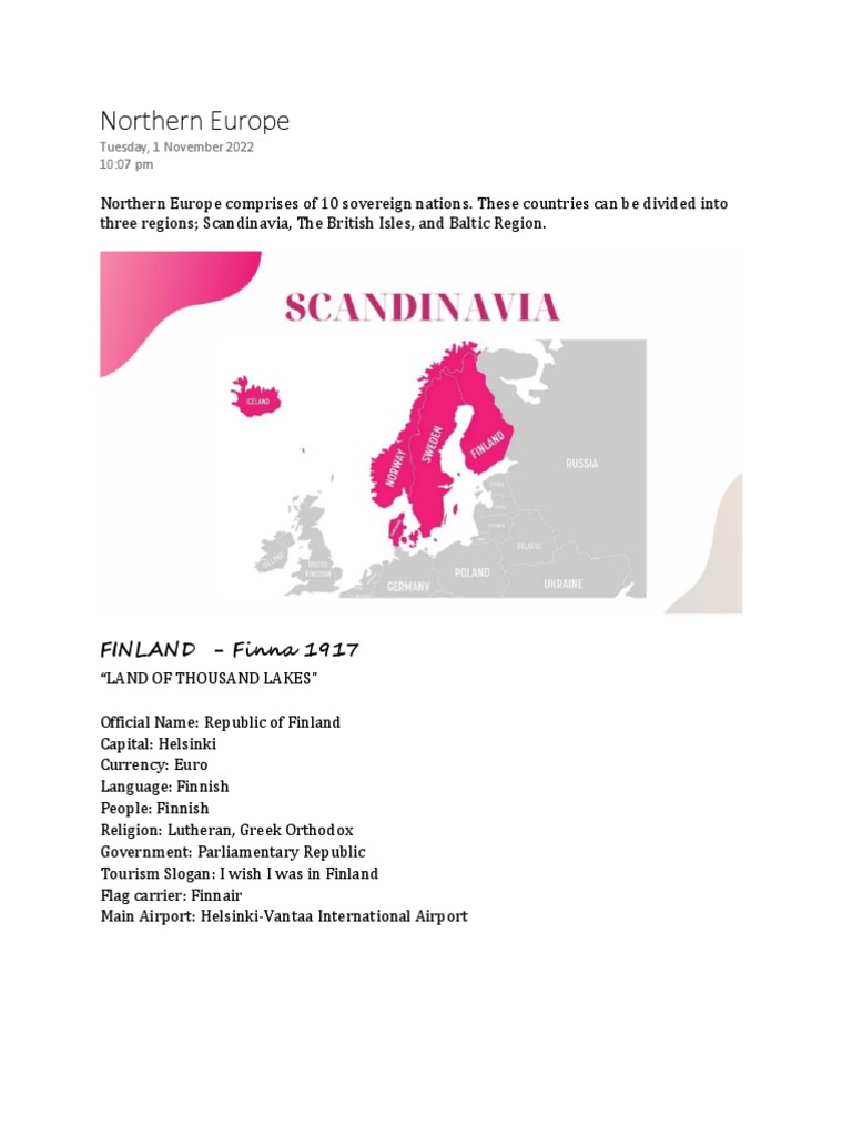 Northern Europe | PDF