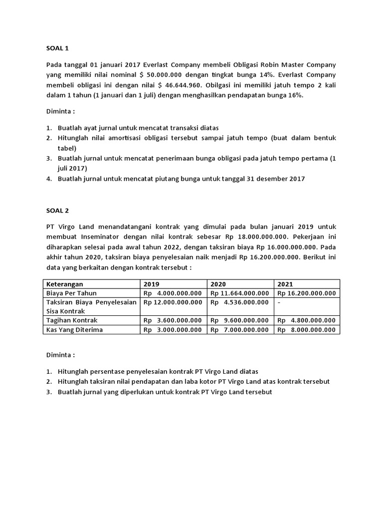 Latihan Soal Akm 1 (Uas) 2 | PDF