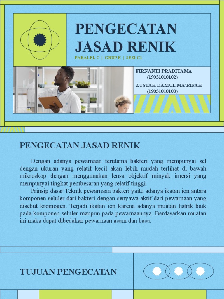 Pengecatan Jasad Renik | PDF | Sains & Matematika