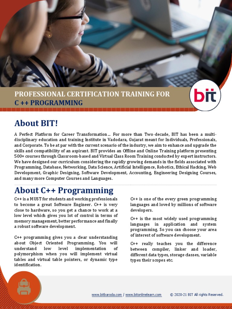 C++ Programming Course | PDF | C++ | Class (Computer Programming)