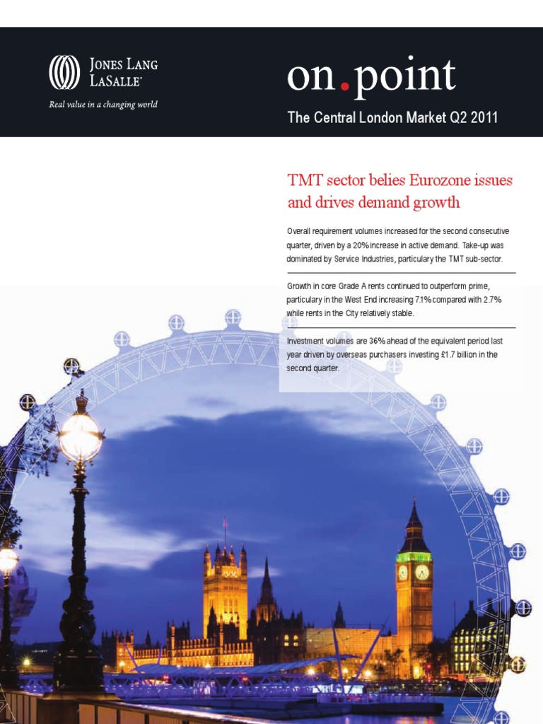 2011 Q2 Central London Offices JLL | PDF | Renting | Swap (Finance)