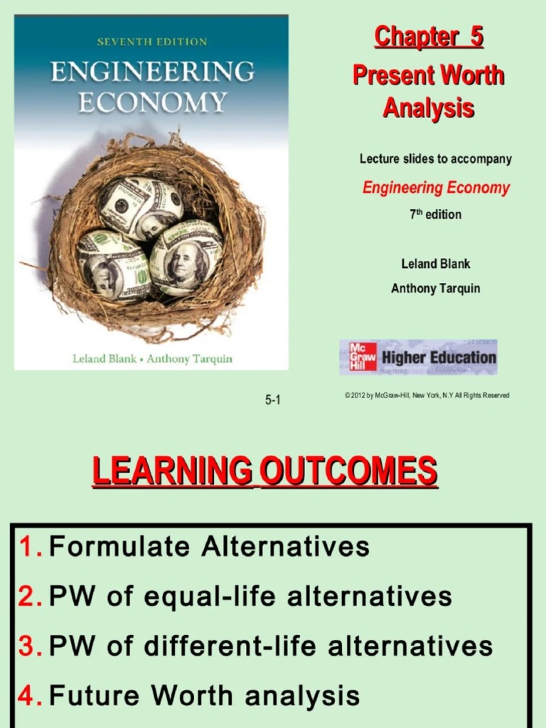 Chapter 5 Present Worth Analysis | PDF