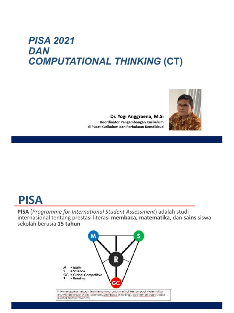 PISA 2021 Dan Computational Thinking | PDF