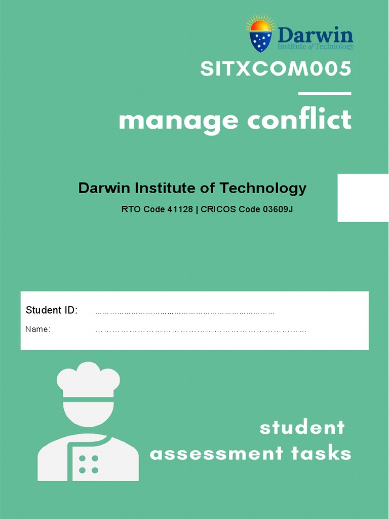 SITXCOM005 Conflict Management Guide | PDF | Communication | Mediation