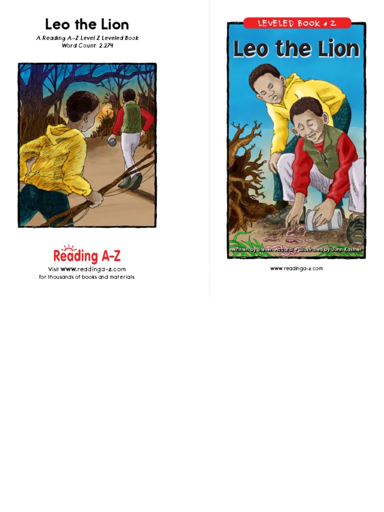 Leo The Lion - Level Z 2-Sided | PDF