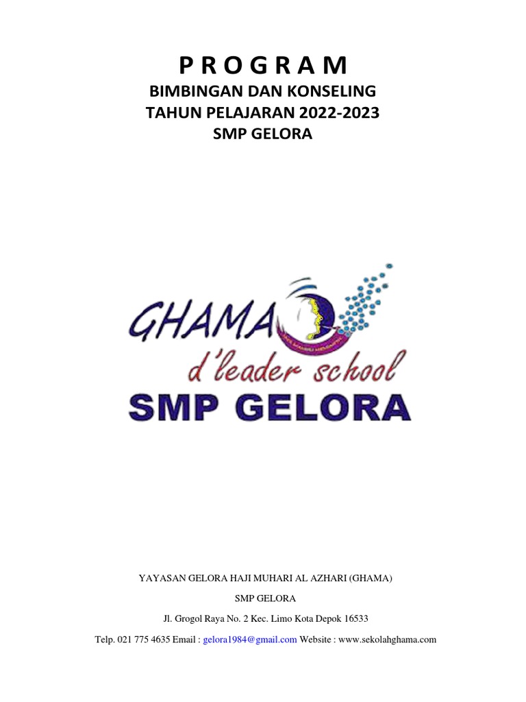 Program BK SMP Gelora | PDF