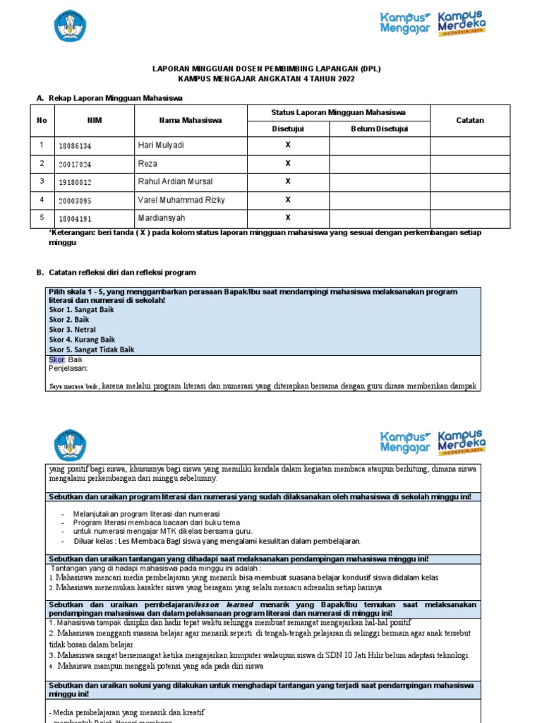 LP Mggu 7 | PDF | Karier & Perkembangan | Seni