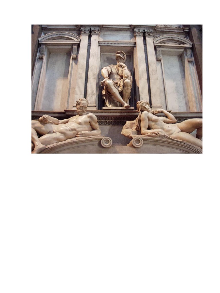 Las Tumbas Mediceas, Miguel Ángel Comentario | PDF