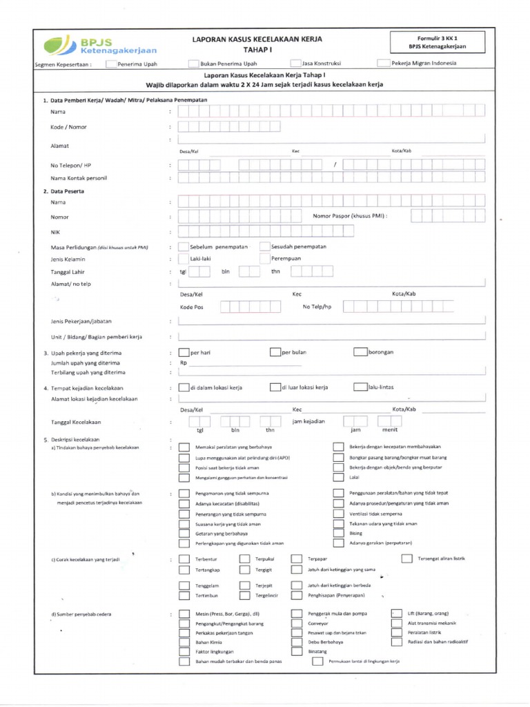 Form 3 KK 1 (Kosong) | PDF