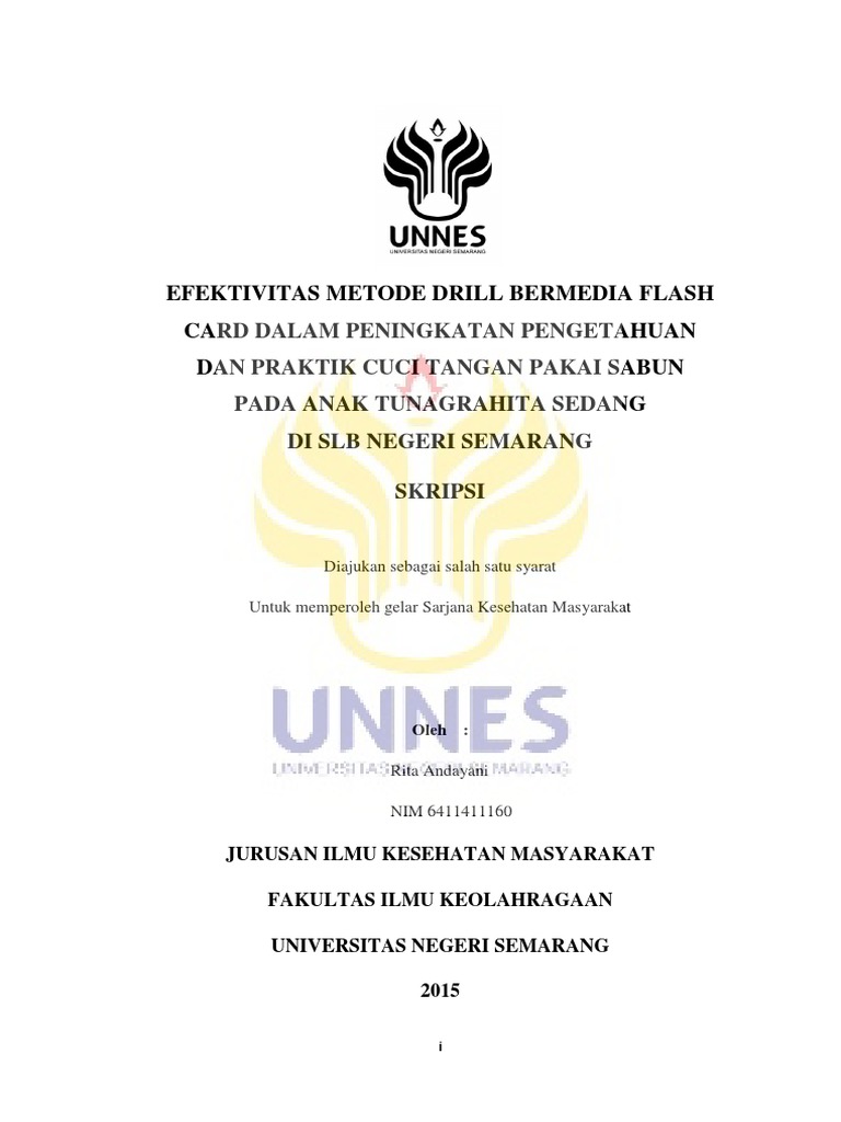 EFEKTIVITAS METODE DRILL BERMEDIA FLASH CARD DALAM MENINGKATKAN ...