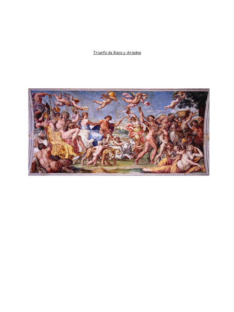 Triunfo de Baco y Ariadna de Carracci | PDF