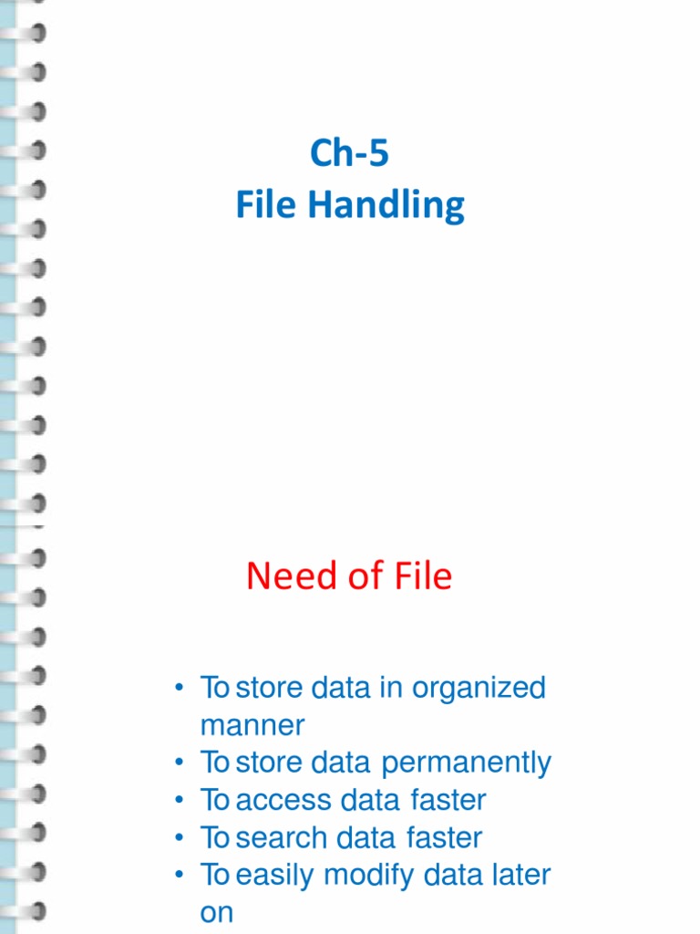 File Handling Part 1 | Download Free PDF | Computer File | Pointer ...