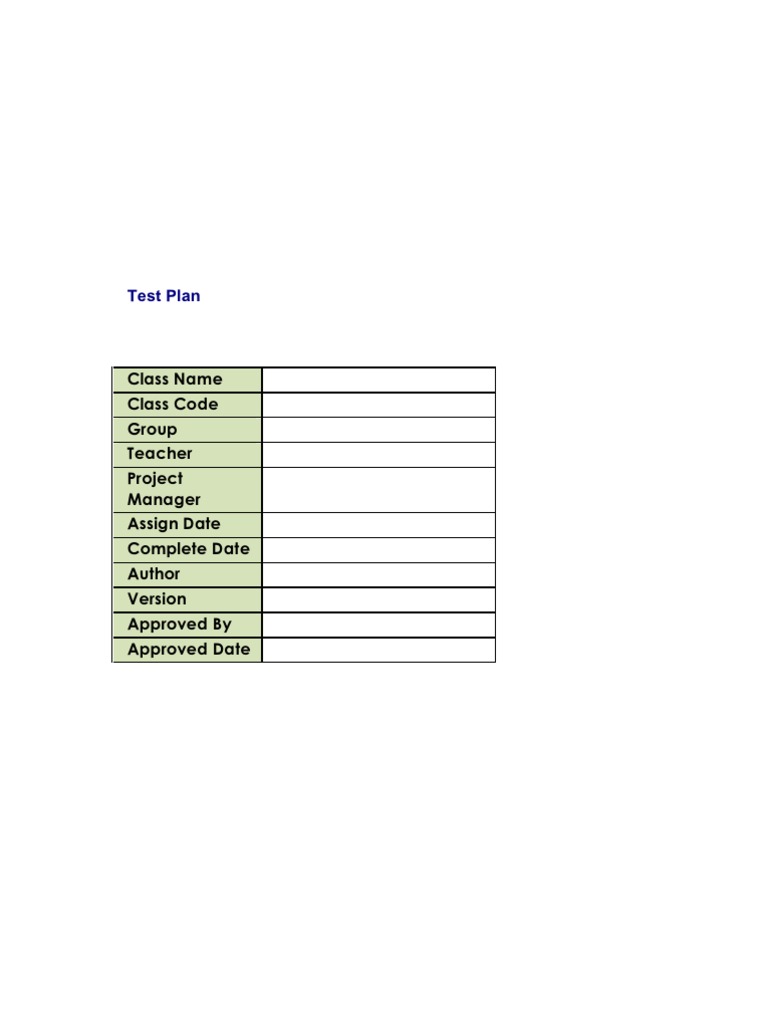 Upload Test Plan | PDF