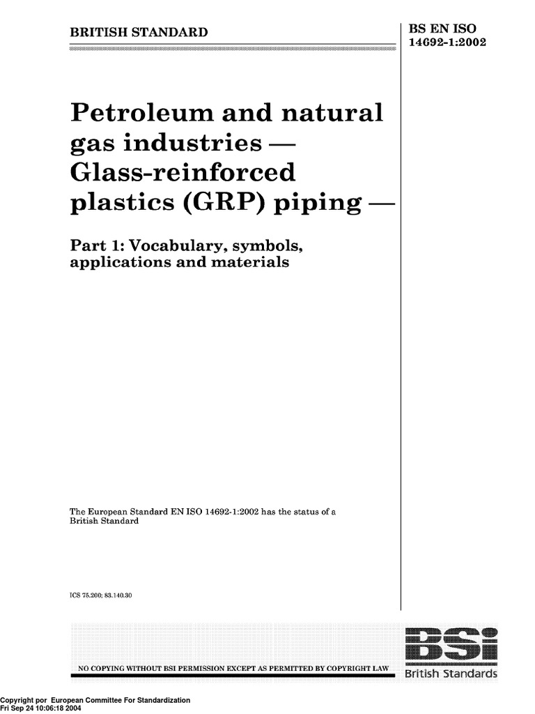 Iso 14692 - 1 - 2002 | PDF | Regulation