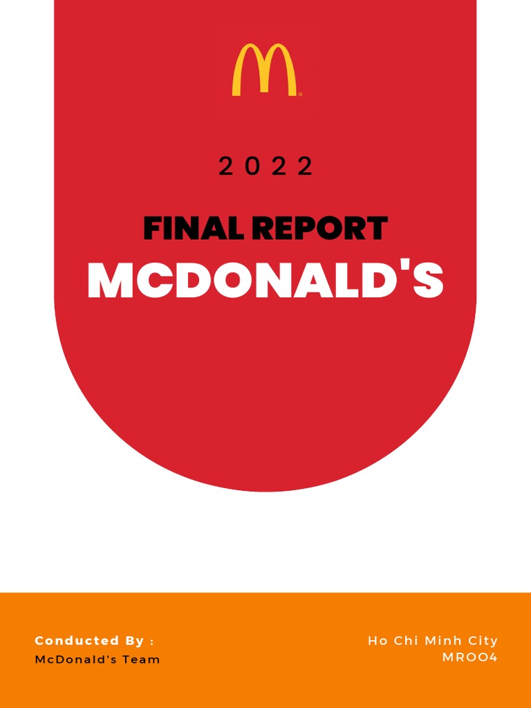 MCD Final Report | PDF