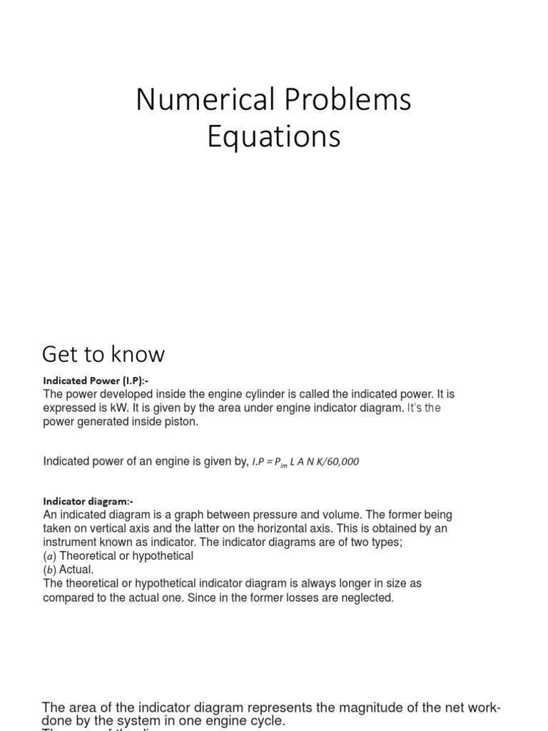 Understanding Engine Performance Parameters Through Indicator Diagrams ...