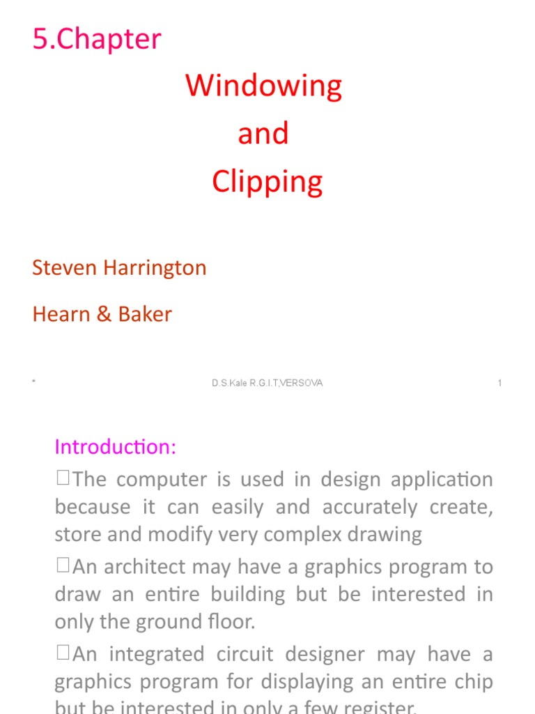 5.windowing and Cliping | PDF | Vertex (Geometry) | Polygon