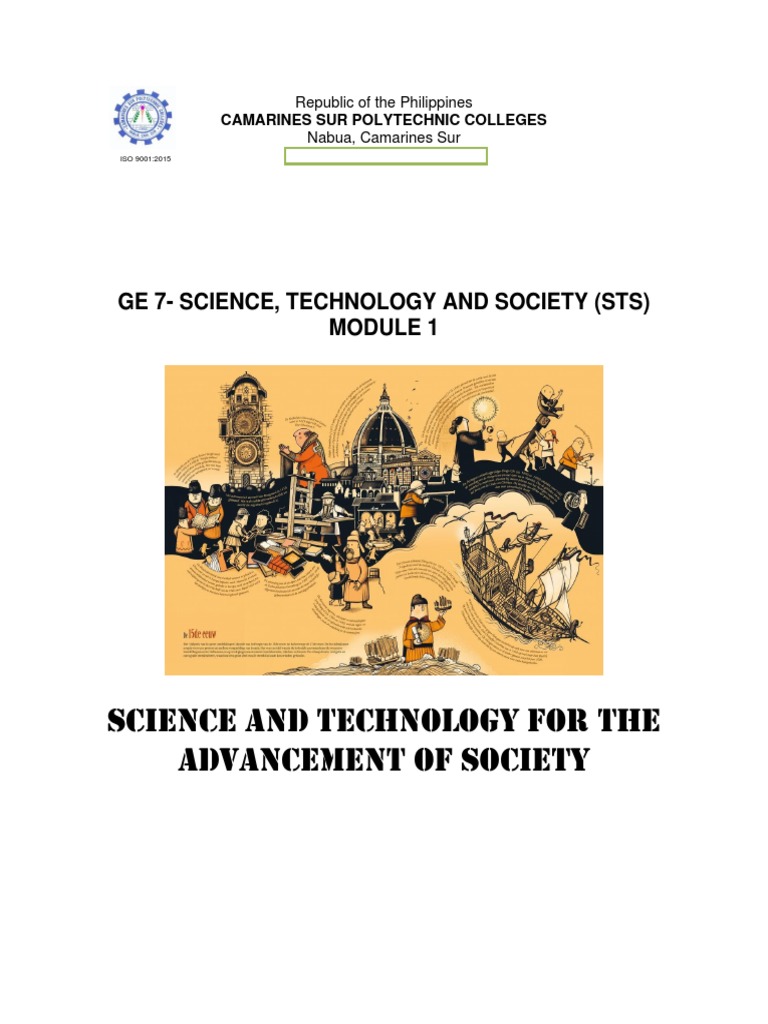 STS Module 1 Science and Technology For The Advancement of Society | PDF | Science | Knowledge