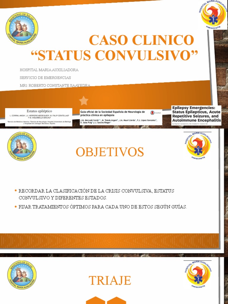 Status Convulsivo | PDF | Sistema nervioso | Medicina CLINICA