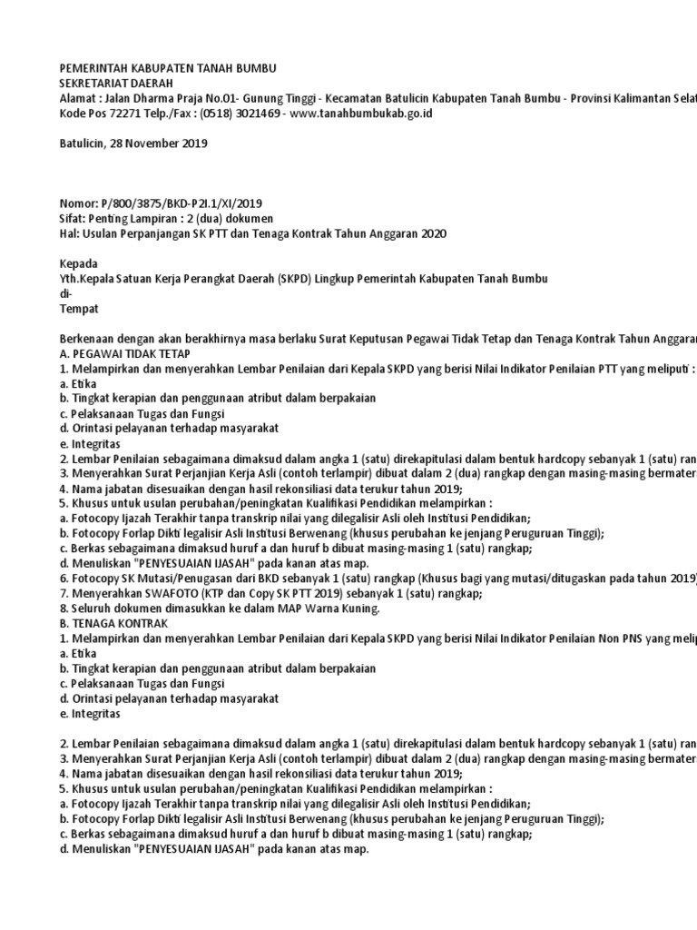 Edaran PTT Uwlk | PDF